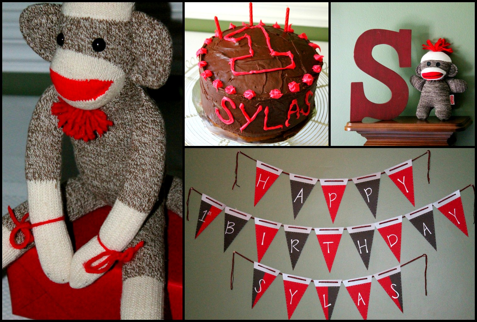 Sylas's DIY 'Sock Monkey' 1st Birthday Party - Project Nursery