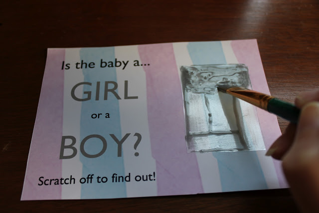 Scratch Off Cards Gender Reveal - Project Nursery