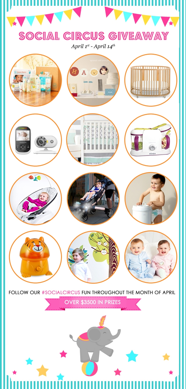 Join our #SocialCircus + Giveaway - Project Nursery