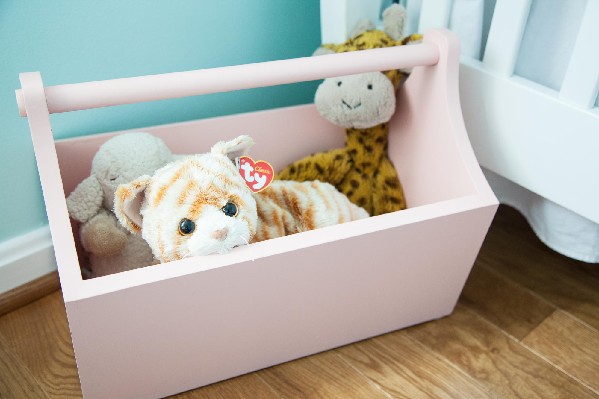 Aqua and Pink Baby Girl Nursery - Project Nursery