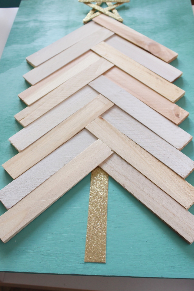 DIY: Holiday Christmas Tree Art - Project Nursery