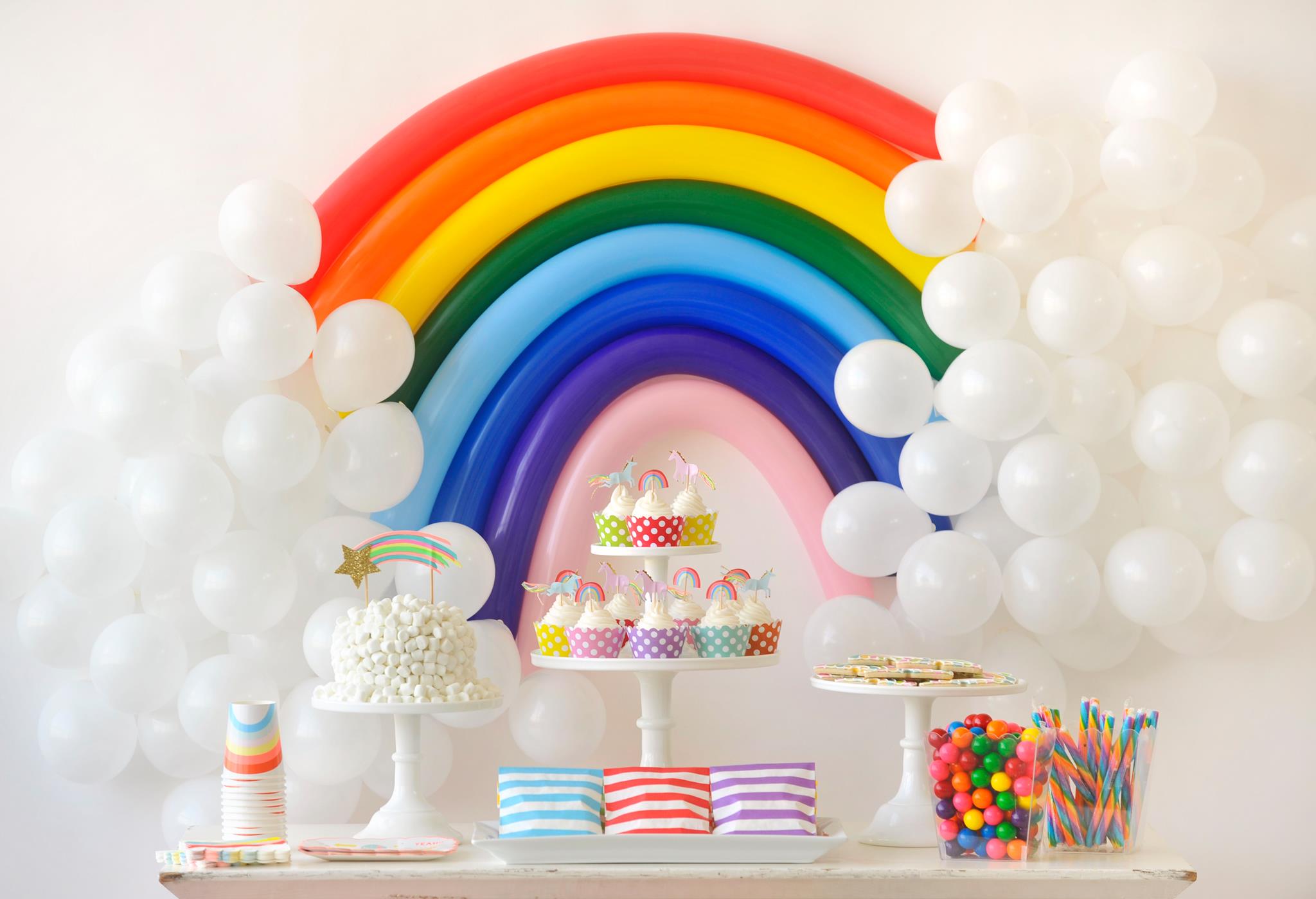Rainbow Birthday Party for Kids | Rainbow Themed Party Ideas