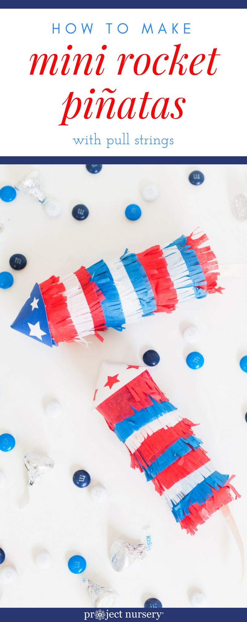 DIY Mini Pull-String Rocket Piñatas - Project Nursery