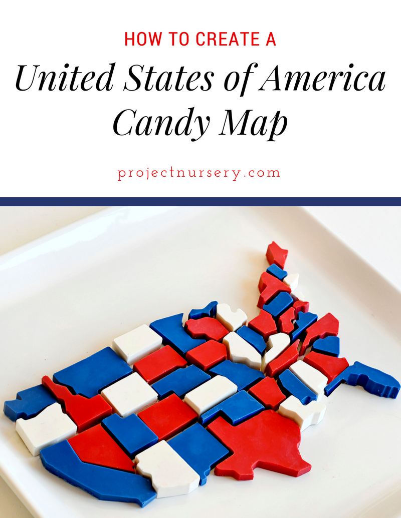 DIY USA Candy Map—The Perfect Treat for the 4th of July! - Project Nursery
